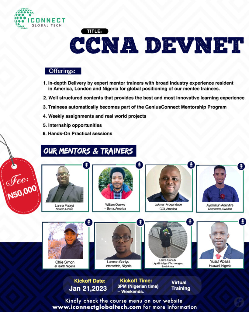 Mentorship Registration - Iconnect Global Tech